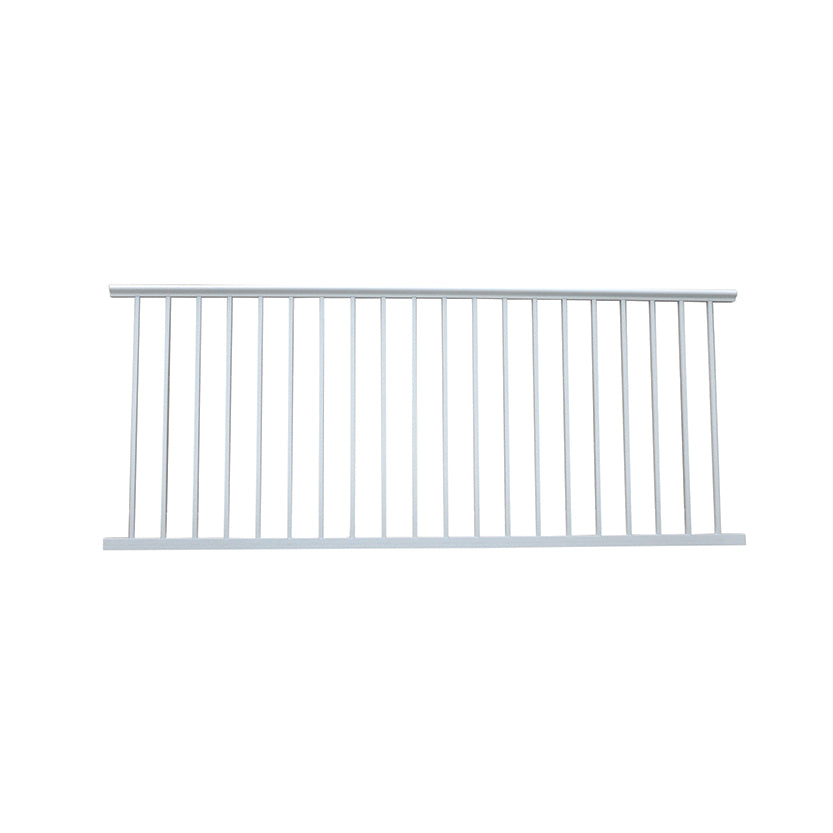 8ft Pre-Assembled Picket Rail section - White/Black – Wanna Window